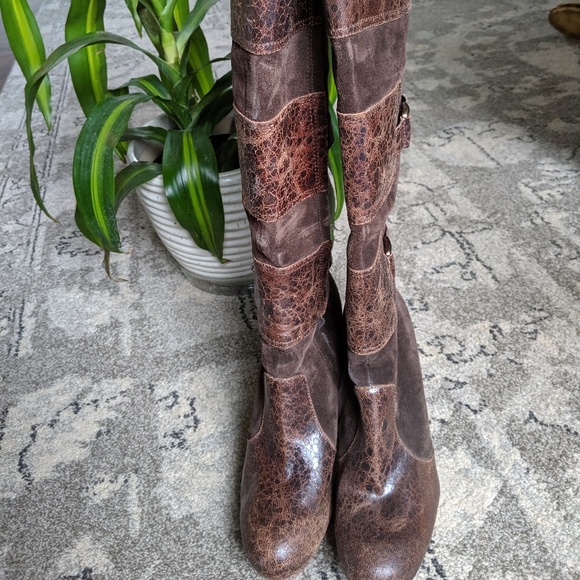 Max Studio | Shoes | Max Studio Brown Heel Boots | Poshmark